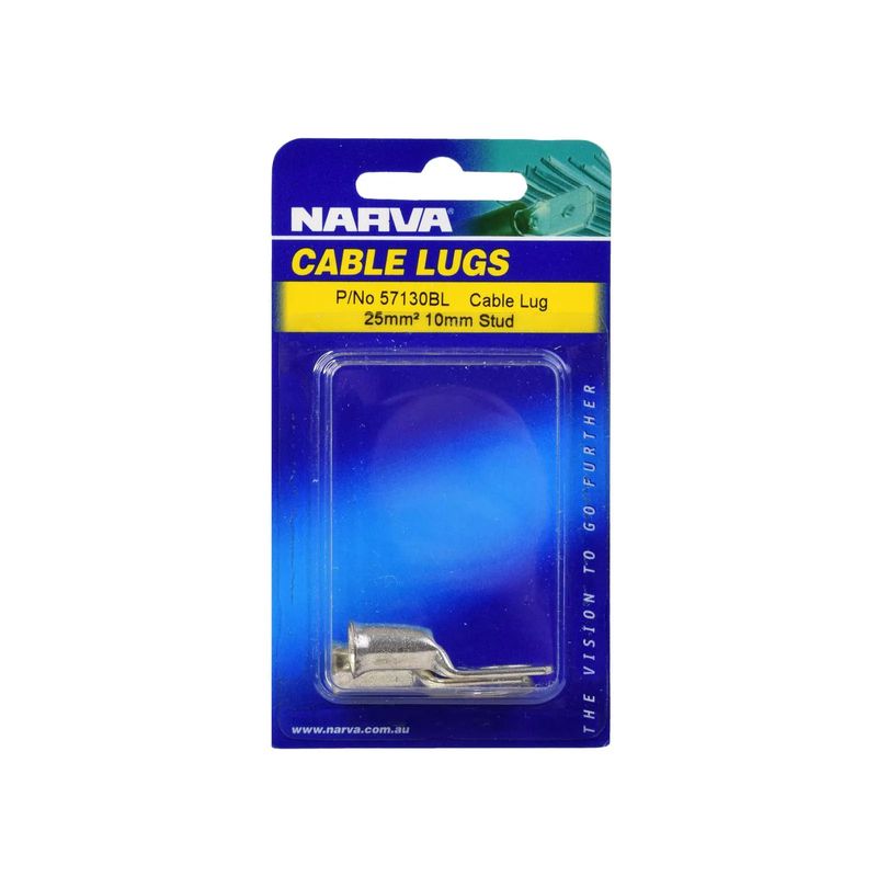 Cable Lug 25mm2 - 10mm - Pack Size 2 - 57130BL