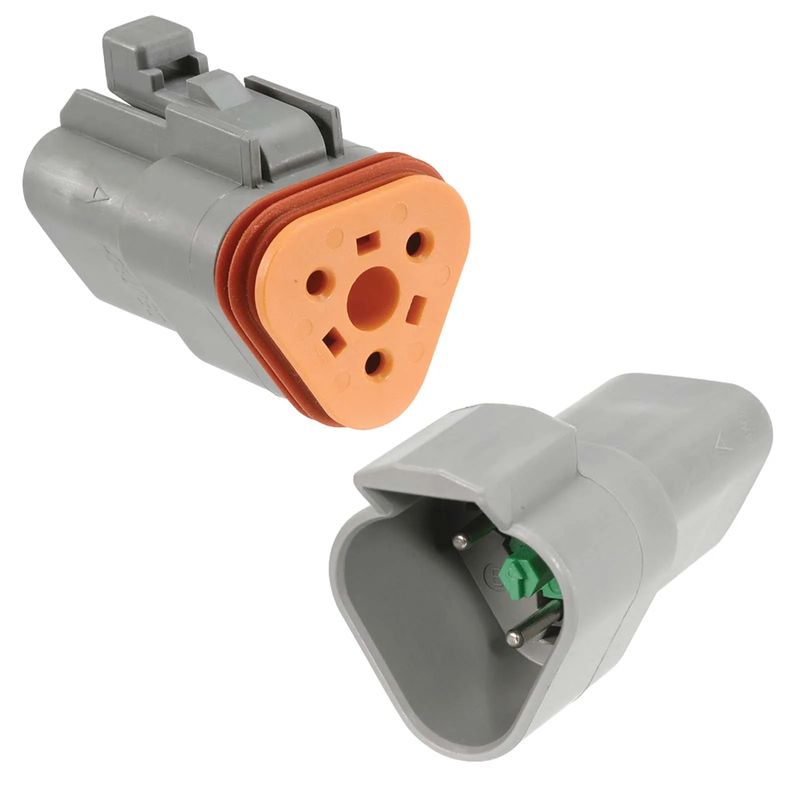 Deutsch Plug 3 Pin Connector Kit - Pack Size 1 - 57423BL