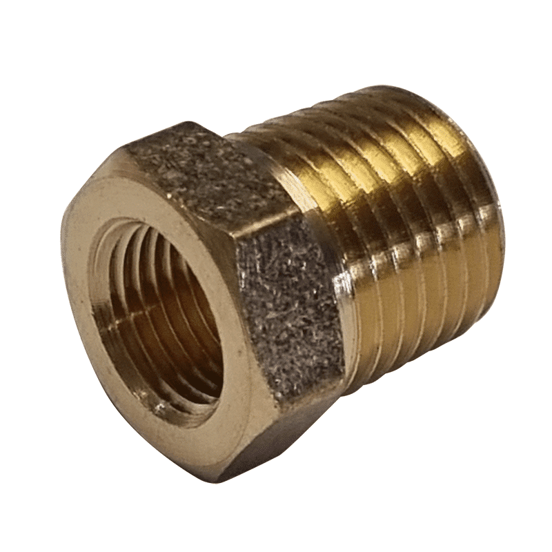 1/4 BSP Male X 1/8 BSP Female - Reducer Bush - Brass Standard Fitting ...