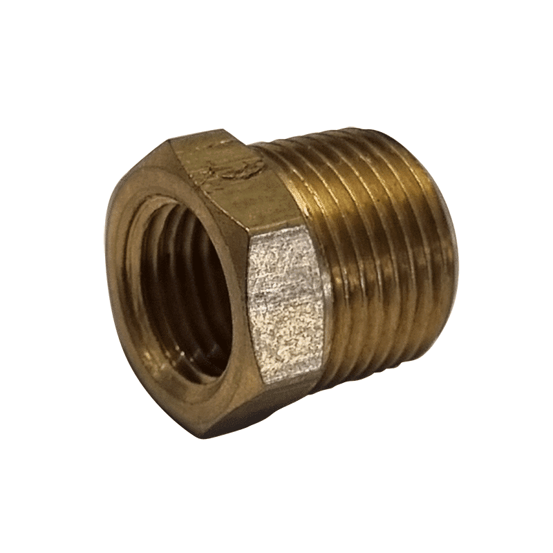 3/8 BSP Male X 1/4 BSP Female - Reducer Bush - Brass Standard Fitting ...