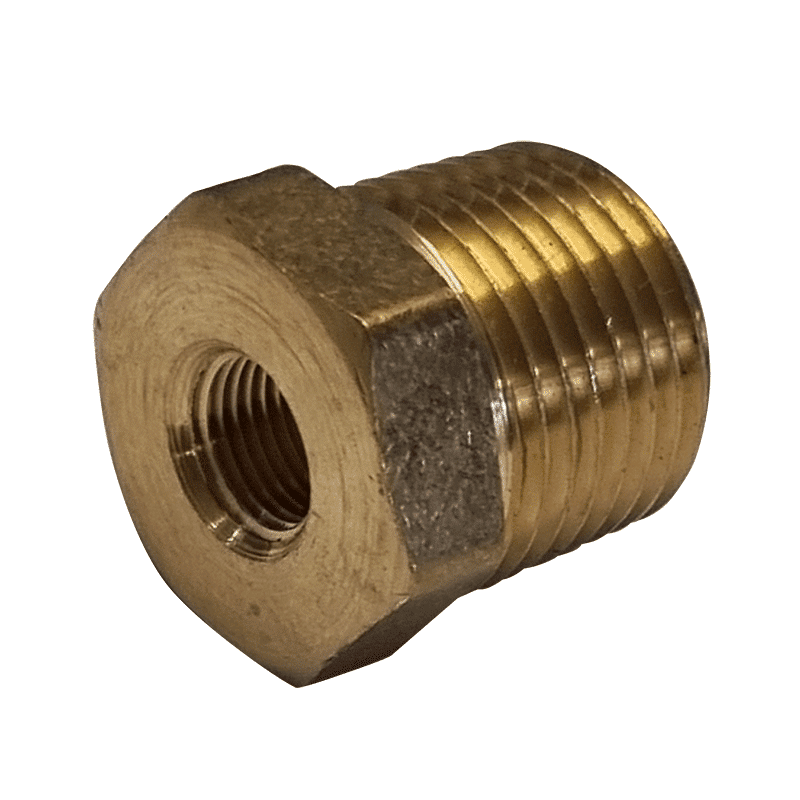 1/2 BSP Male X 1/4 BSP Female - Reducer Bush - Brass Standard Fitting ...