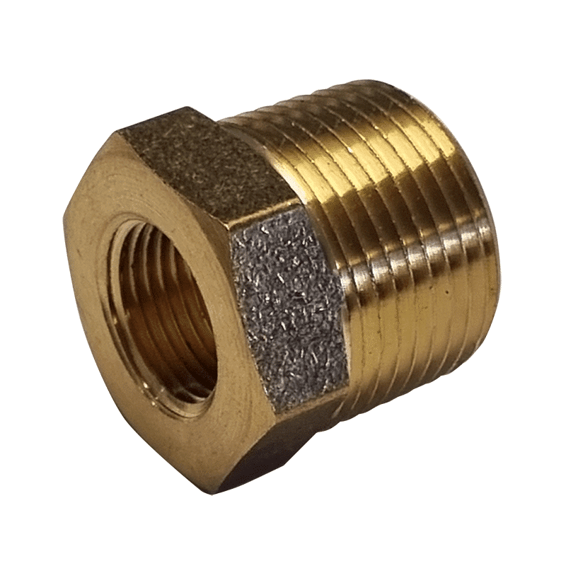 3/4 BSP Male X 3/8 BSP Female - Reducer Bush - Brass Standard Fitting ...