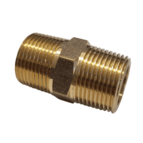 1 BSP Male X 1 BSP Male - Nipple - Brass Standard Fitting - BF2716