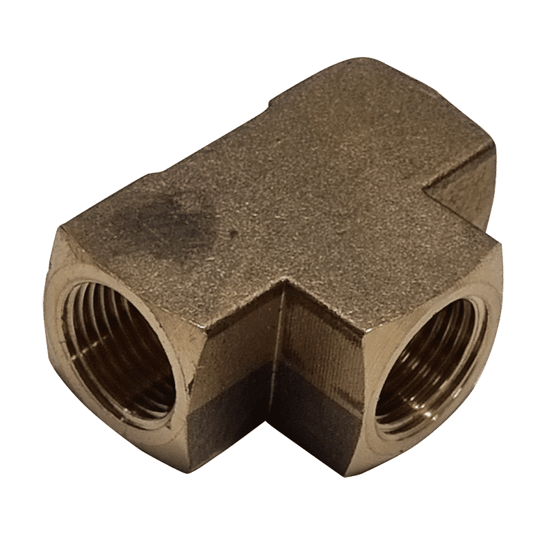 1/2 BSP Female X 1/2 BSP Female - Tee - Brass Standard Fitting - BF35E08